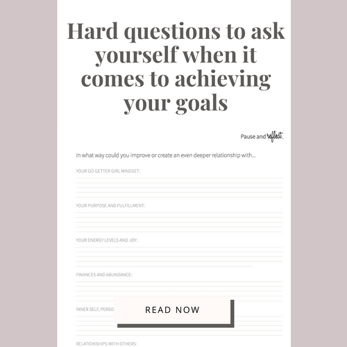 6 hard questions to ask yourself when it comes to achieving your goals ...